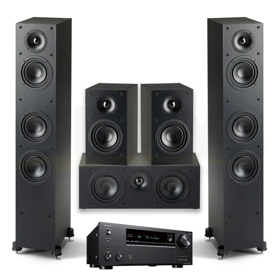 קולנוע ביתי Onkyo nr5100 + Paradigm se3000f 5.0 set – הום סינמה