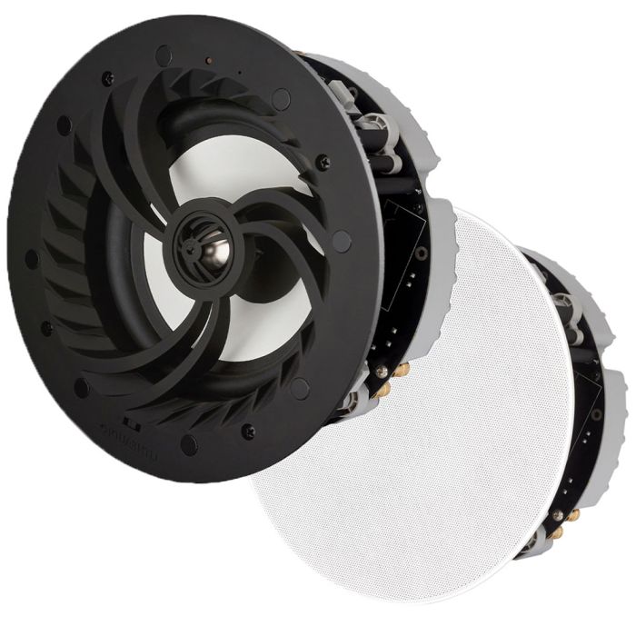 זוג רמקולים מוגבר מוגן מים שקוע אלחוטי Lithe Audio Pro Series WiFi & B ...