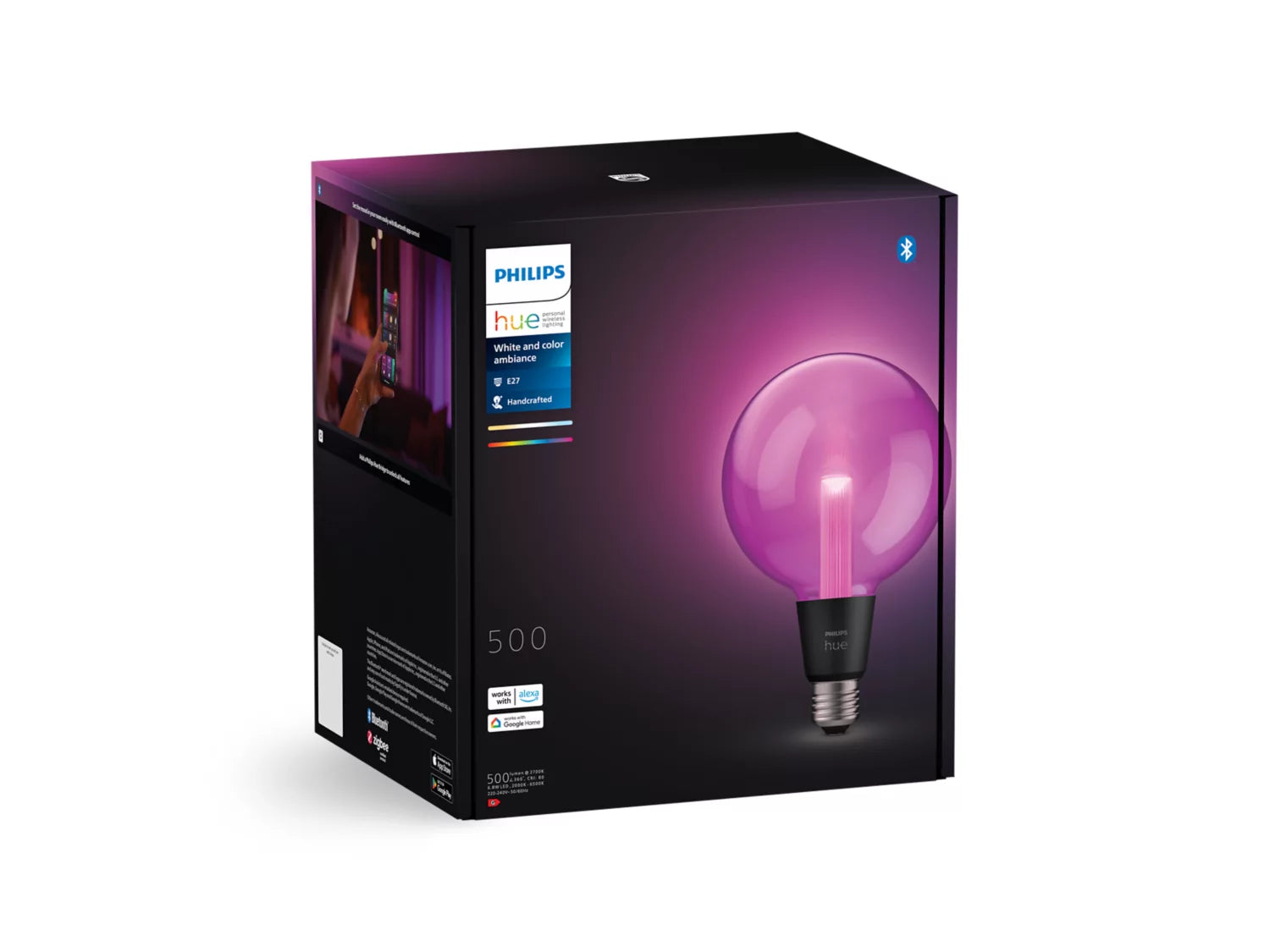 נורה Philips Hue G125 – E27 smart bulb – הום סינמה