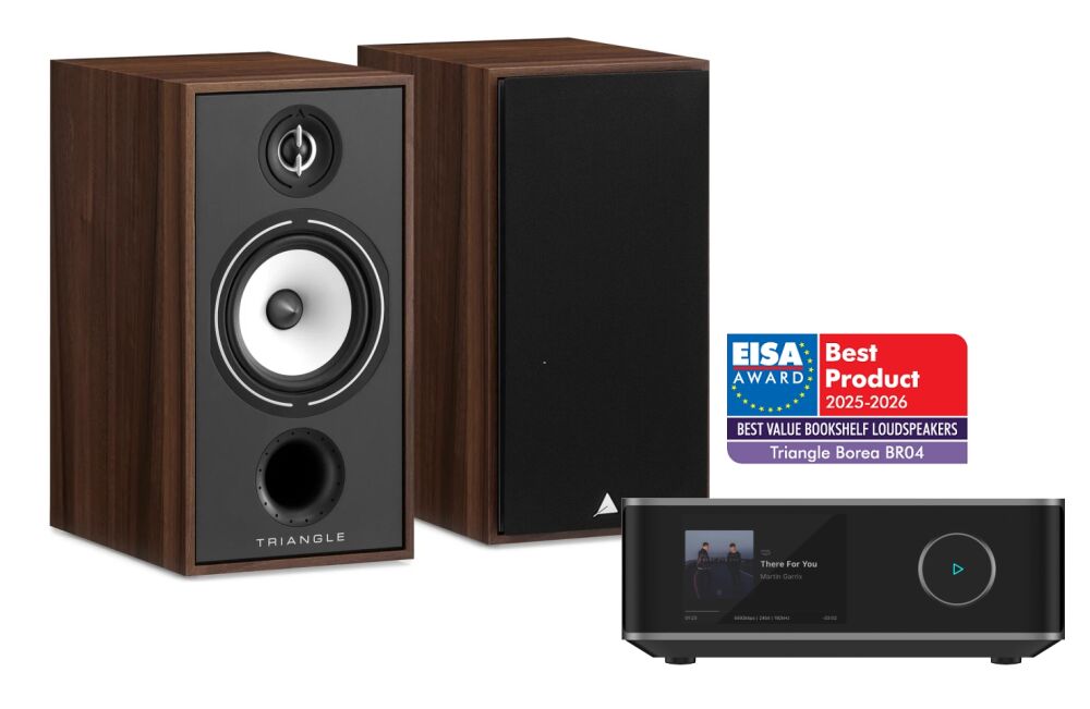 מערכת סטריאו WiiM Amp Ultra + Triangle Borea BR04 – הום סינמה-Home Cinema