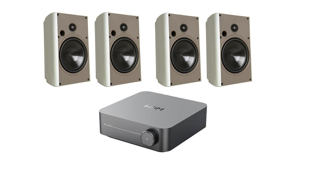 מערכת סטריאו WiiM Amp + Proficient AW650x4 – הום סינמה-Home Cinema